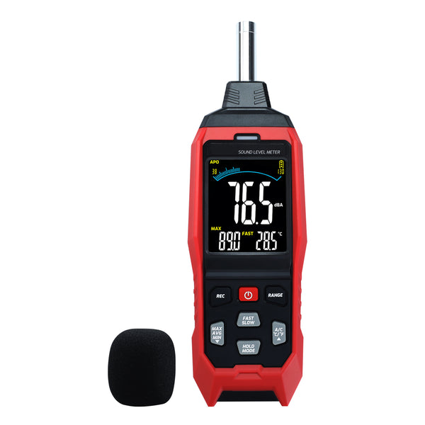 TK390PLUS Digital Sound Level Meter SPL Tester Datalogger A / C / Z We ...