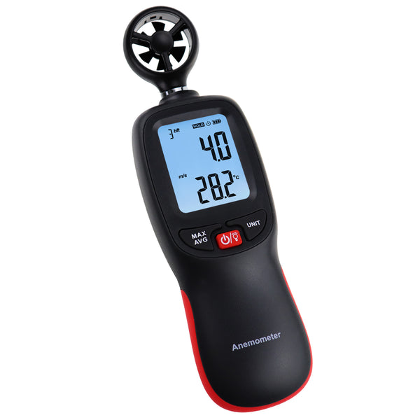 TK271PLUS Digital Anemometer Data Hold Temperature/Wind Speed Velocity ...