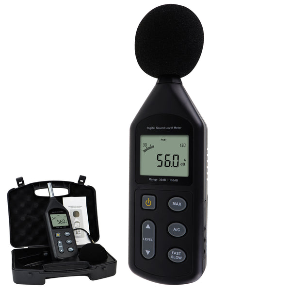 Digital Sound Level Meter Noise Tester Decibel Logger Volume Monitor ...
