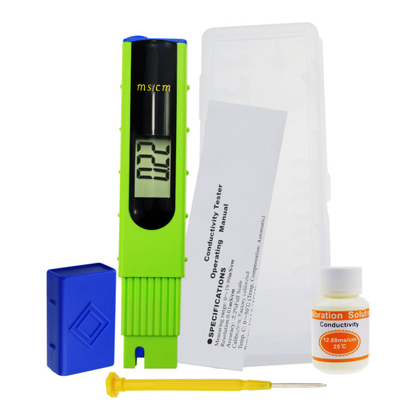 ECTK-227 Digital EC Conductivity Meter 0~19.99ms/cm with Backlight ...