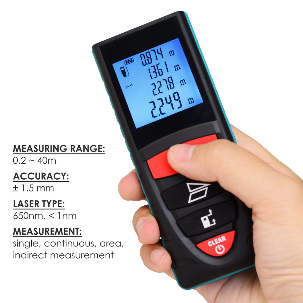 Laser Measuring Tape WANLUTECH Laser Measure,Mini Laser Distance Meter ...